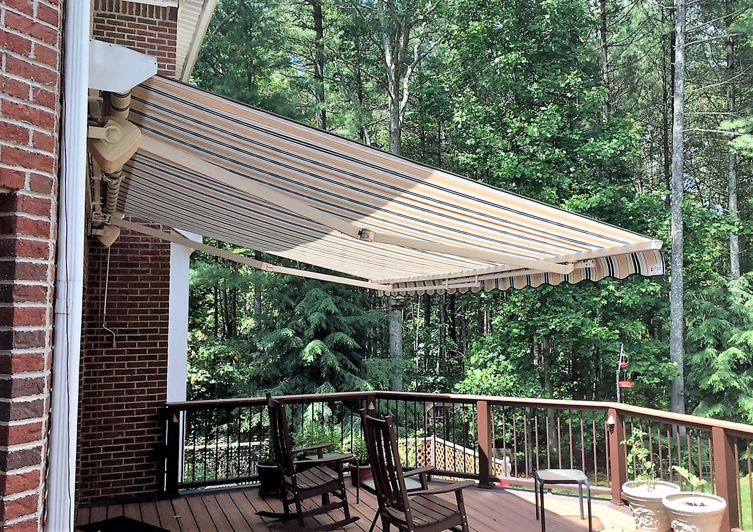 Retractable Fabric Awnings for the Home or Patio in Asheville - Air ...
