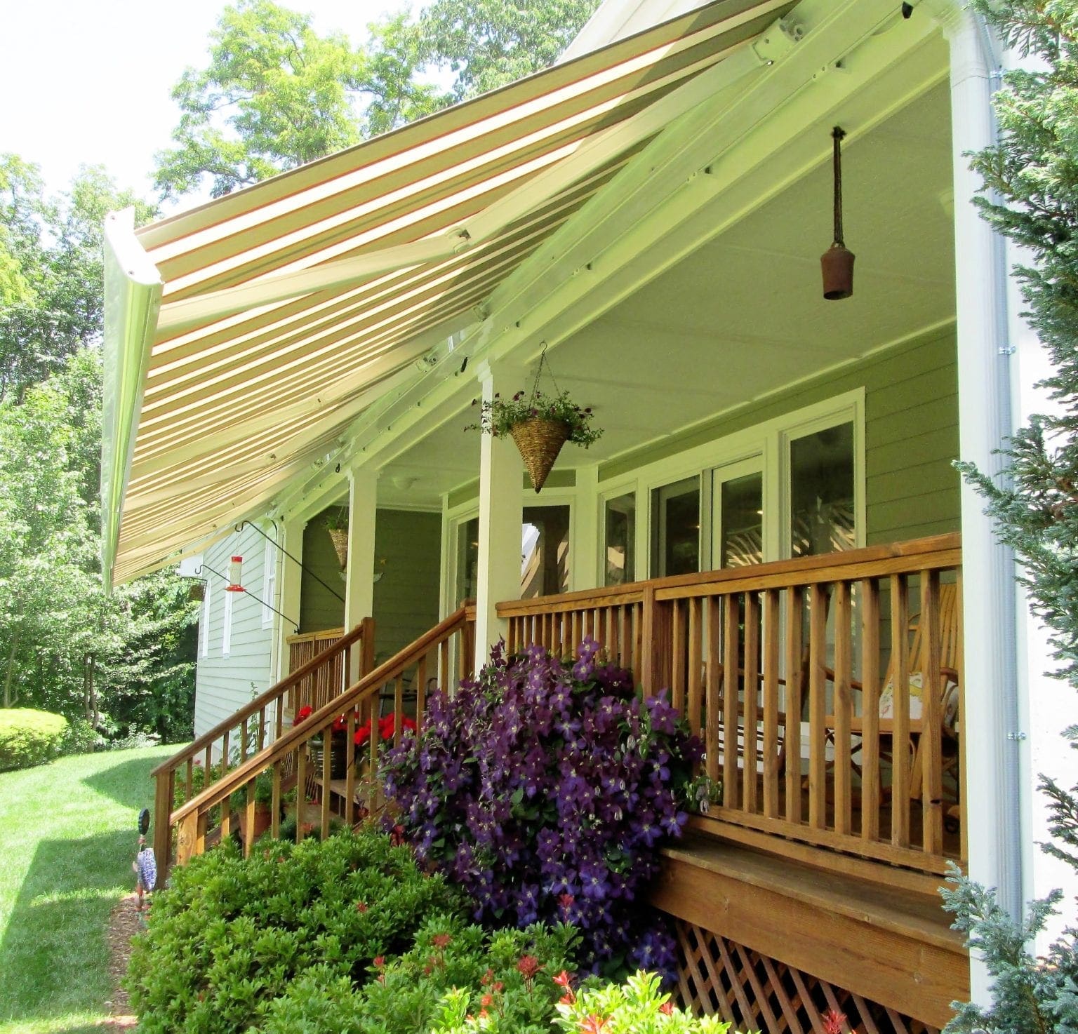 Retractable Fabric Awnings for the Home or Patio in Asheville - Air ...